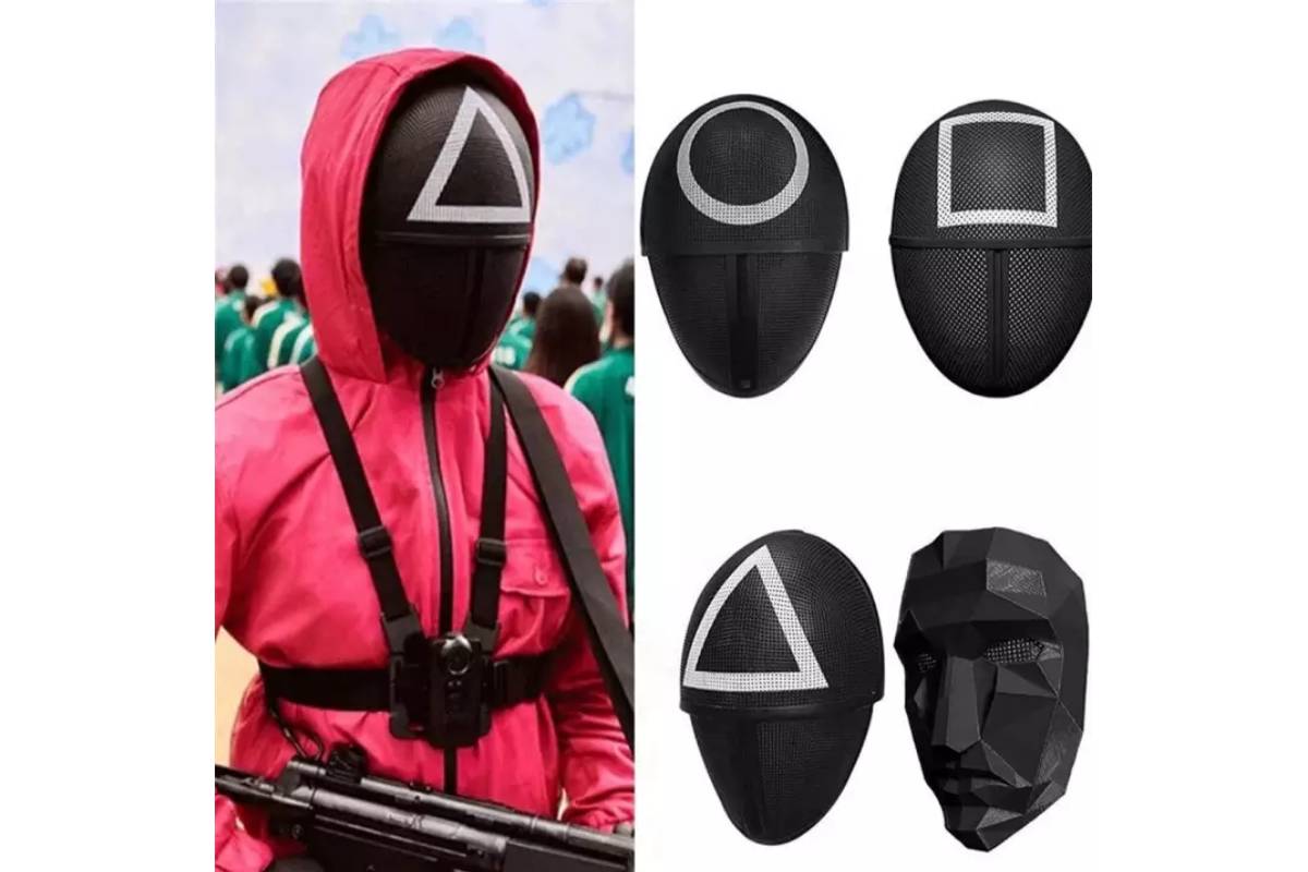 Squid Game Mask สีดำ Unisex | ปันโปร - Punpromotion