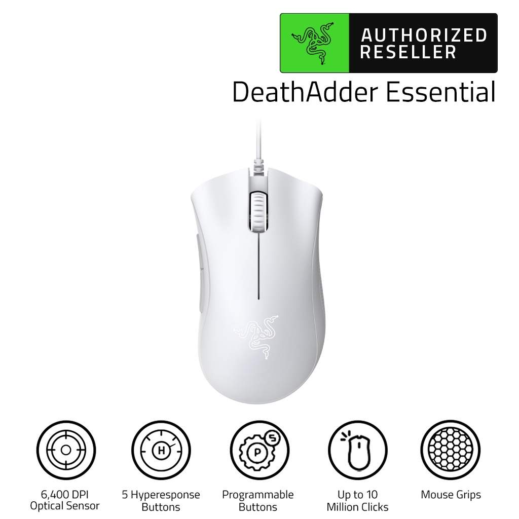 Original Razer Deathadder Essential Wired Gaming Mouse