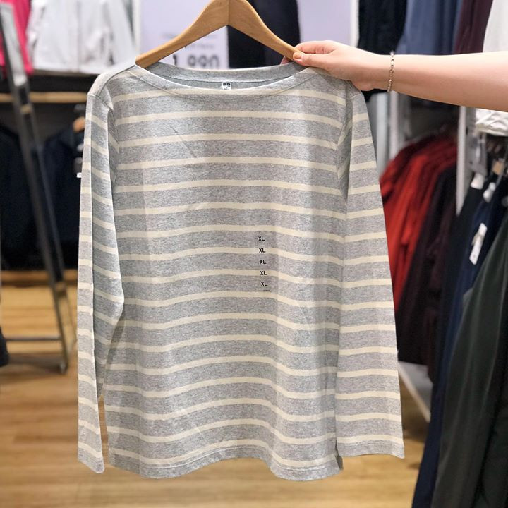 Uniqlo ️ แขนยาวลายขวาง ลดเหลือ 390.- | ปันโปร - Punpromotion