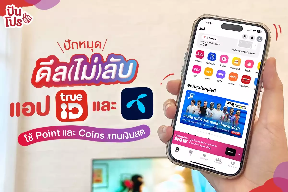 🤏 แอบบอก ดีล(ไม่)ลับ ใช้พอยท์แทนเงินสด ในแอป TrueID และ dtac app | ปันโปร - Punpromotion