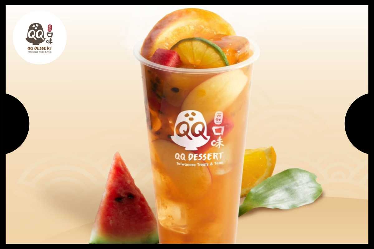 QQ Dessert ลด 40.- เมนู Signature Fruits Tea | ปันโปร - Punpromotion